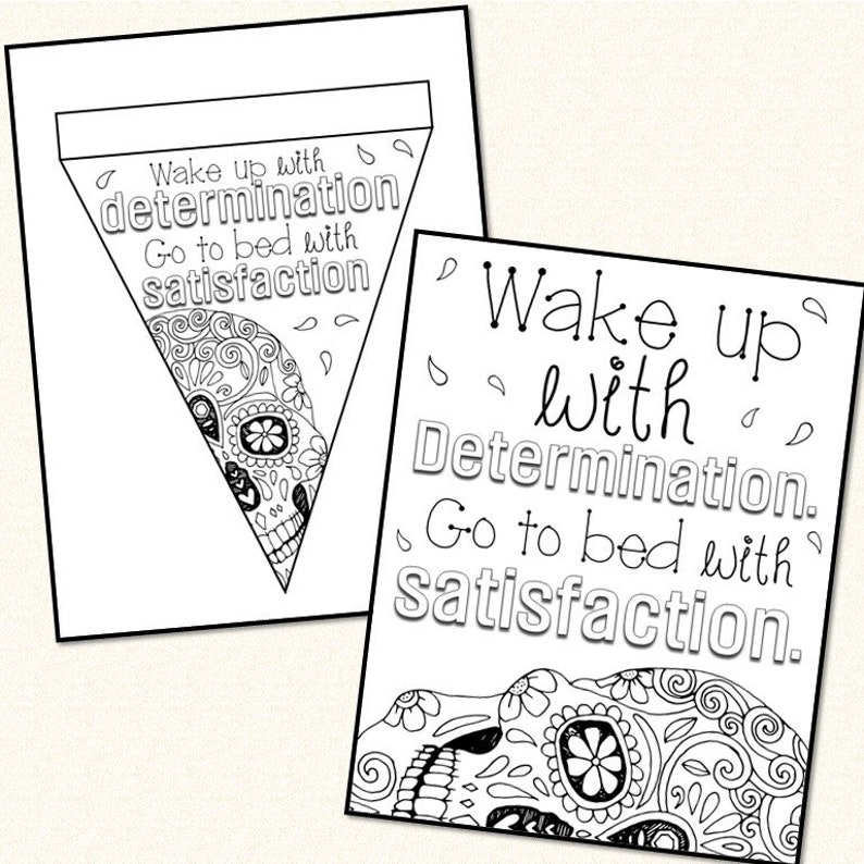 Kids Growth Mindset Coloring Banners Pennants & Posters Stress ...