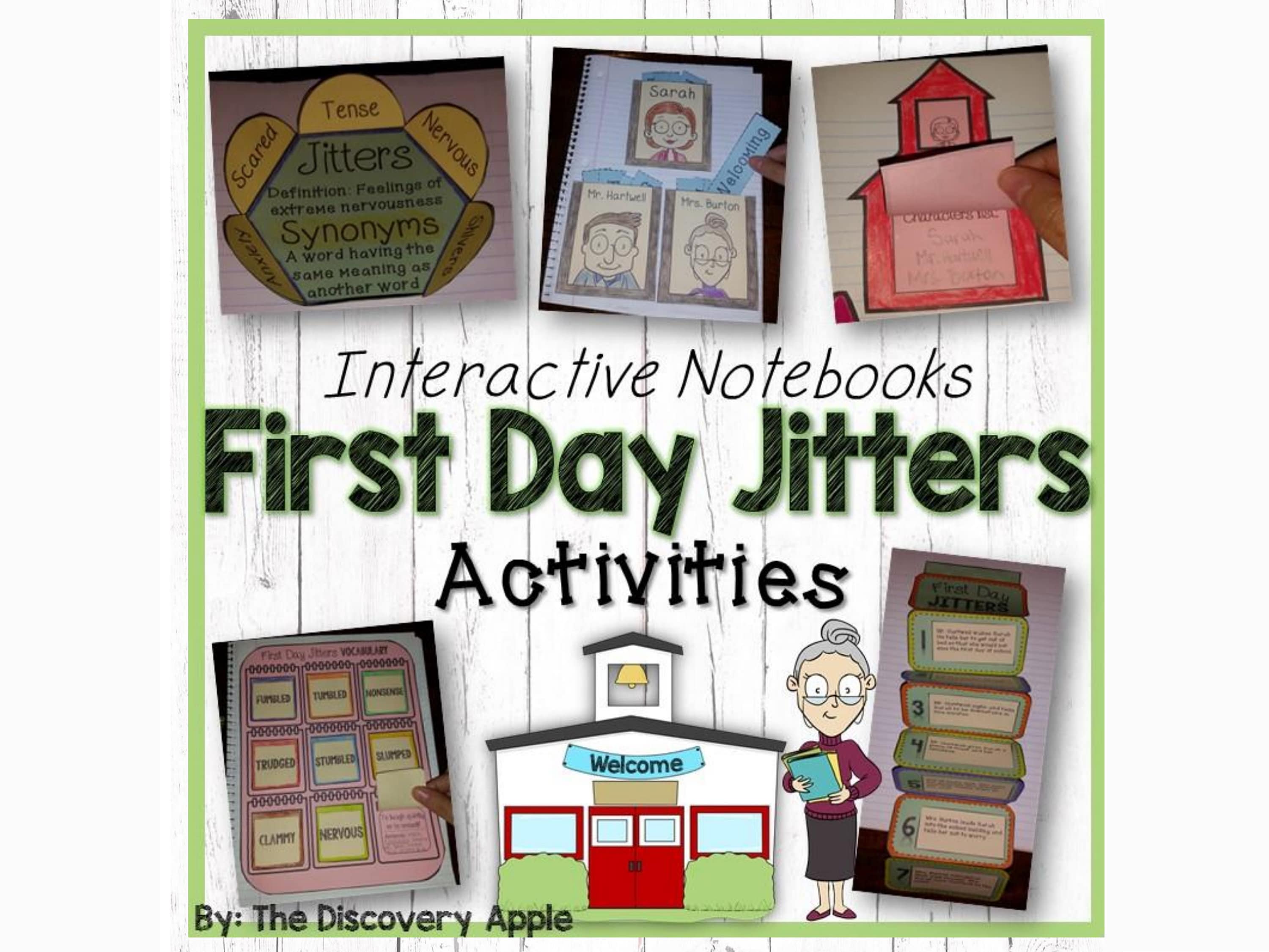 First Day Jitters Activities to Go Along With the Book Interactive ...
