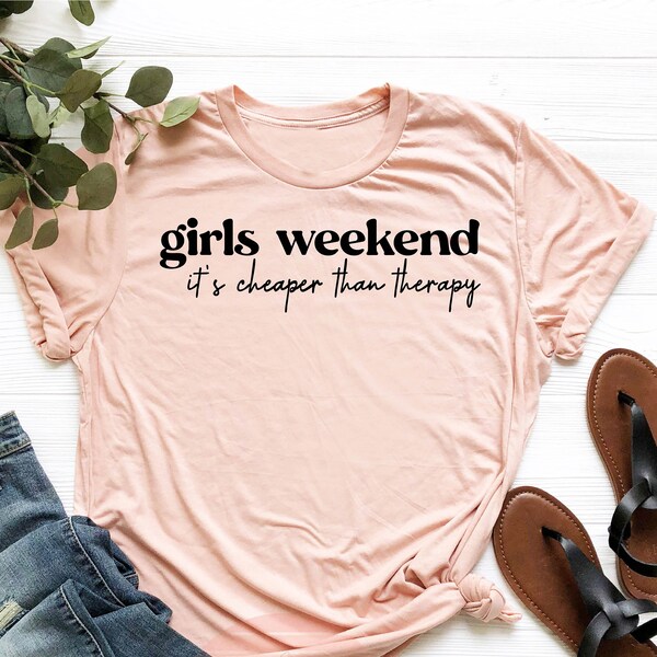 Girls Trip Cheaper Than Therapy Shirt - Etsy