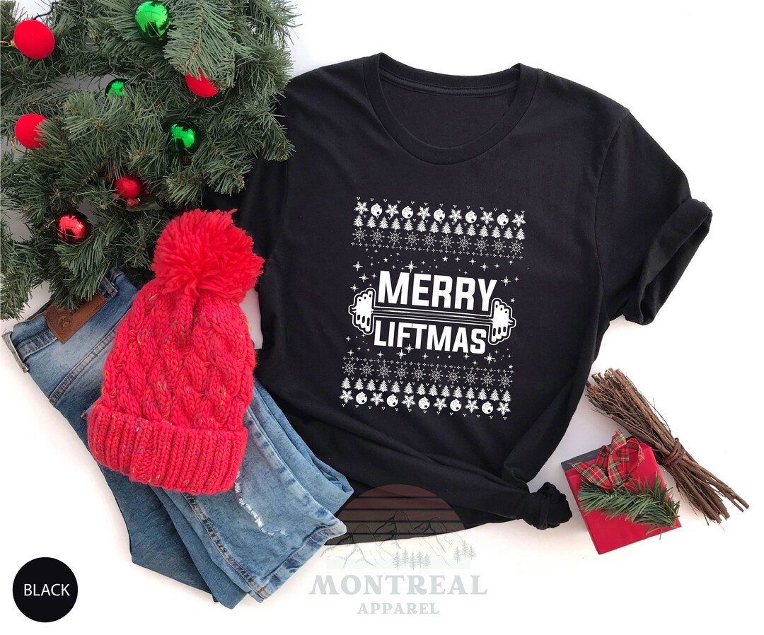 Merry Liftmas Shirt Merry Christmas Shirt Christmas Gym - Etsy