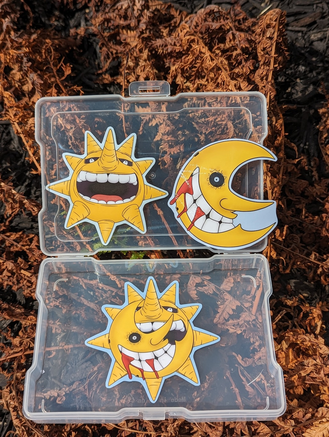Soul Eater Sun and Moon Sticker Pack - 3 Pc - Etsy
