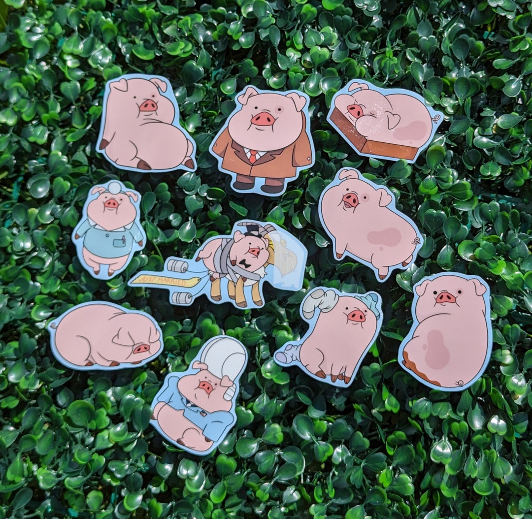 Waddles Stickers - Gravity Falls - 10 Pc - Etsy
