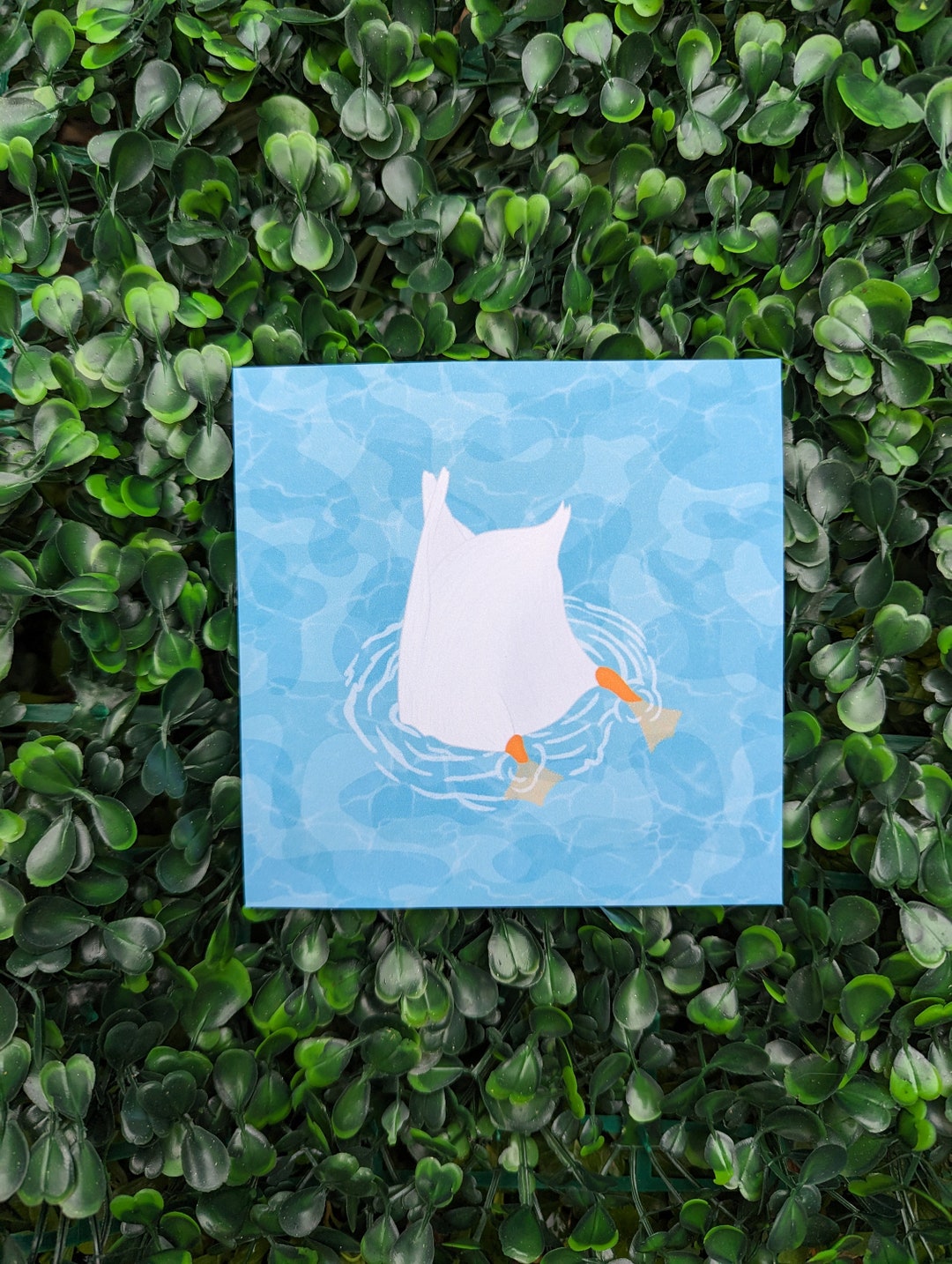 Duck Upside Down Wall Print - Etsy