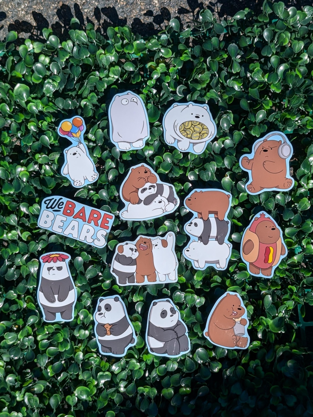 We Bare Bears - Sticker Pack 13 Pc - Etsy