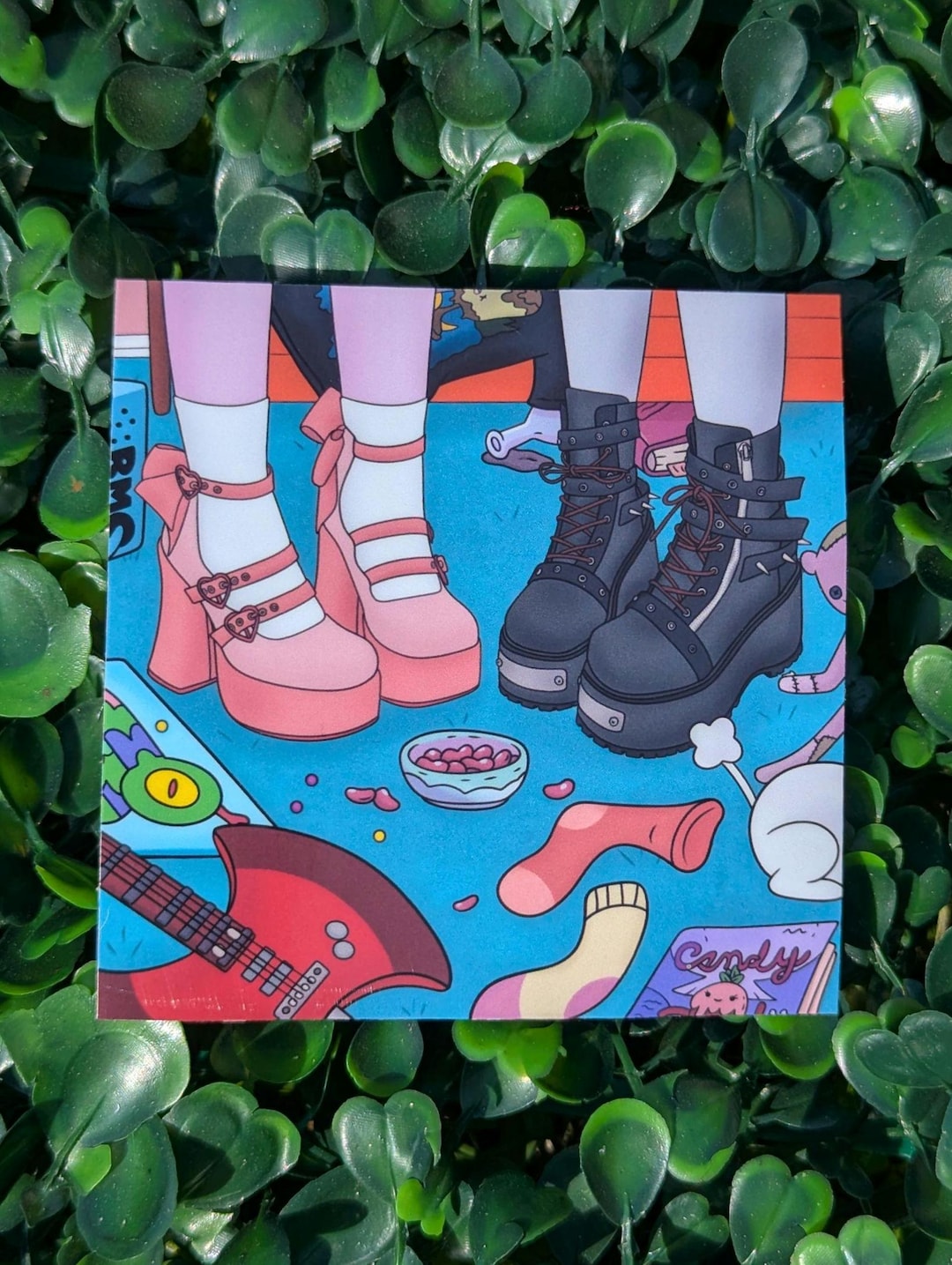Adventure Time - Princess Bubblegum and Marceline - Sticker Print - Etsy