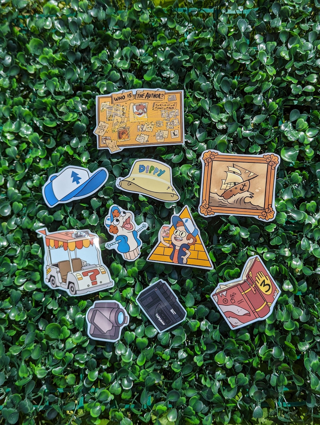 Dipper Pines - Gravity Falls Sticker Pack - 10 Pc - Etsy