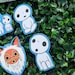 Clay Kodama - Princess Mononoke - Studio Ghibli - With 5 Stickers - Etsy