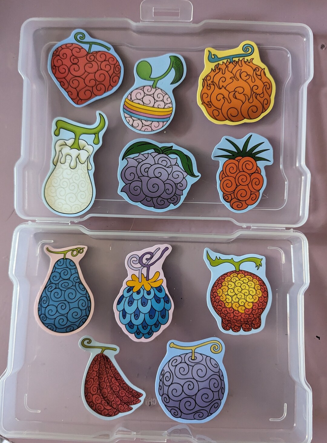 Devil Fruit One Piece Sticker Pack 11pc - Etsy
