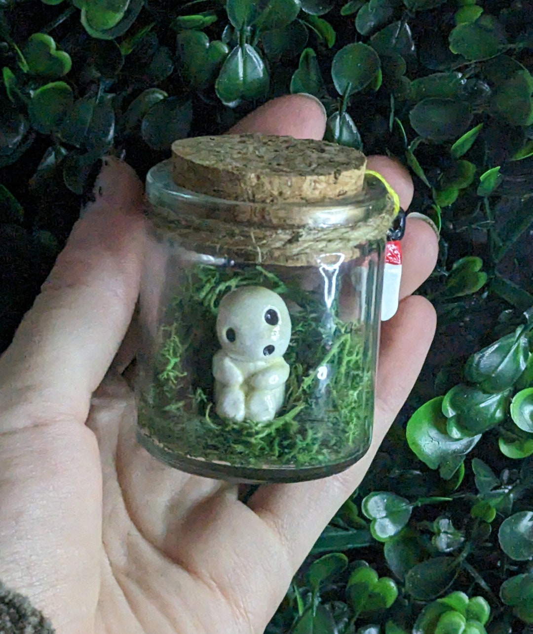 Clay Glow in the Dark Kodama Princess Mononoke Studio Ghibli With 5 Stickers - Etsy