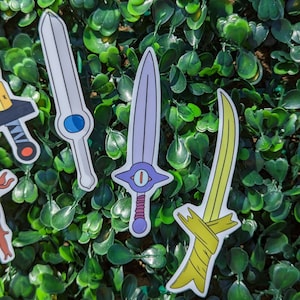 Adventure Time Sword Sticker Pack - 6 Pc - Etsy