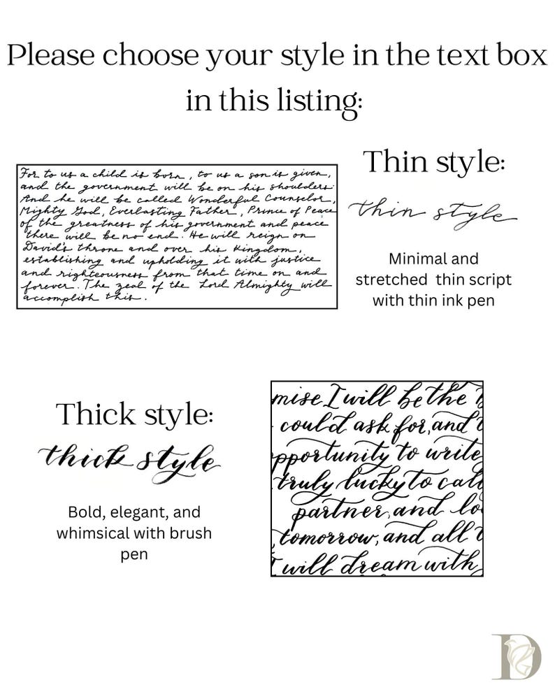 Custom Calligraphy Quotes | Custom Calligraphy Verse | Custom ...