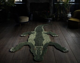 Crocodile Skin Rug - Etsy