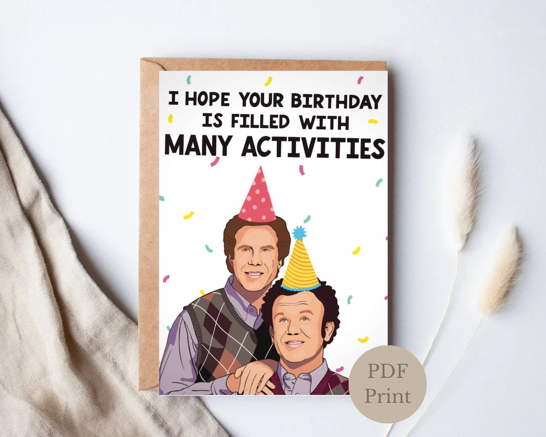Stepbrothers, Step Brothers, General Greeting Card - Digital Download ...