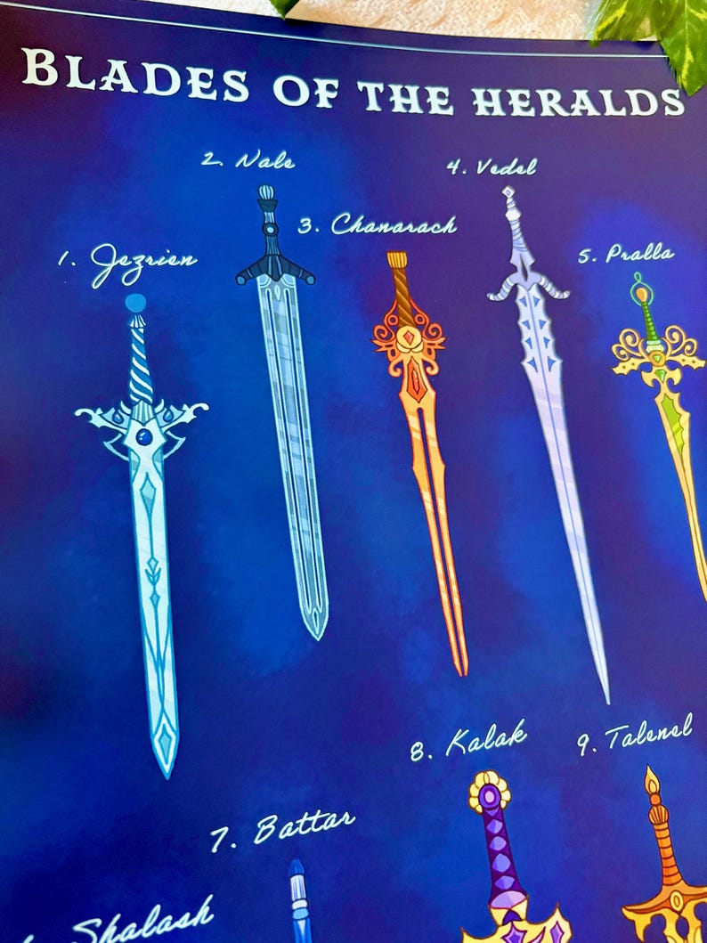 Blades of the Heralds | 11 X 17 Art Print - Etsy