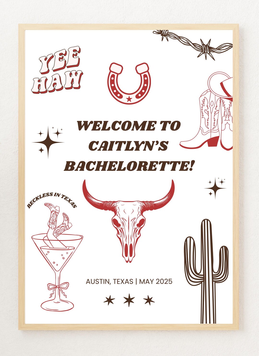 Austin Texas Bachelorette Party Welcome Sign - Etsy