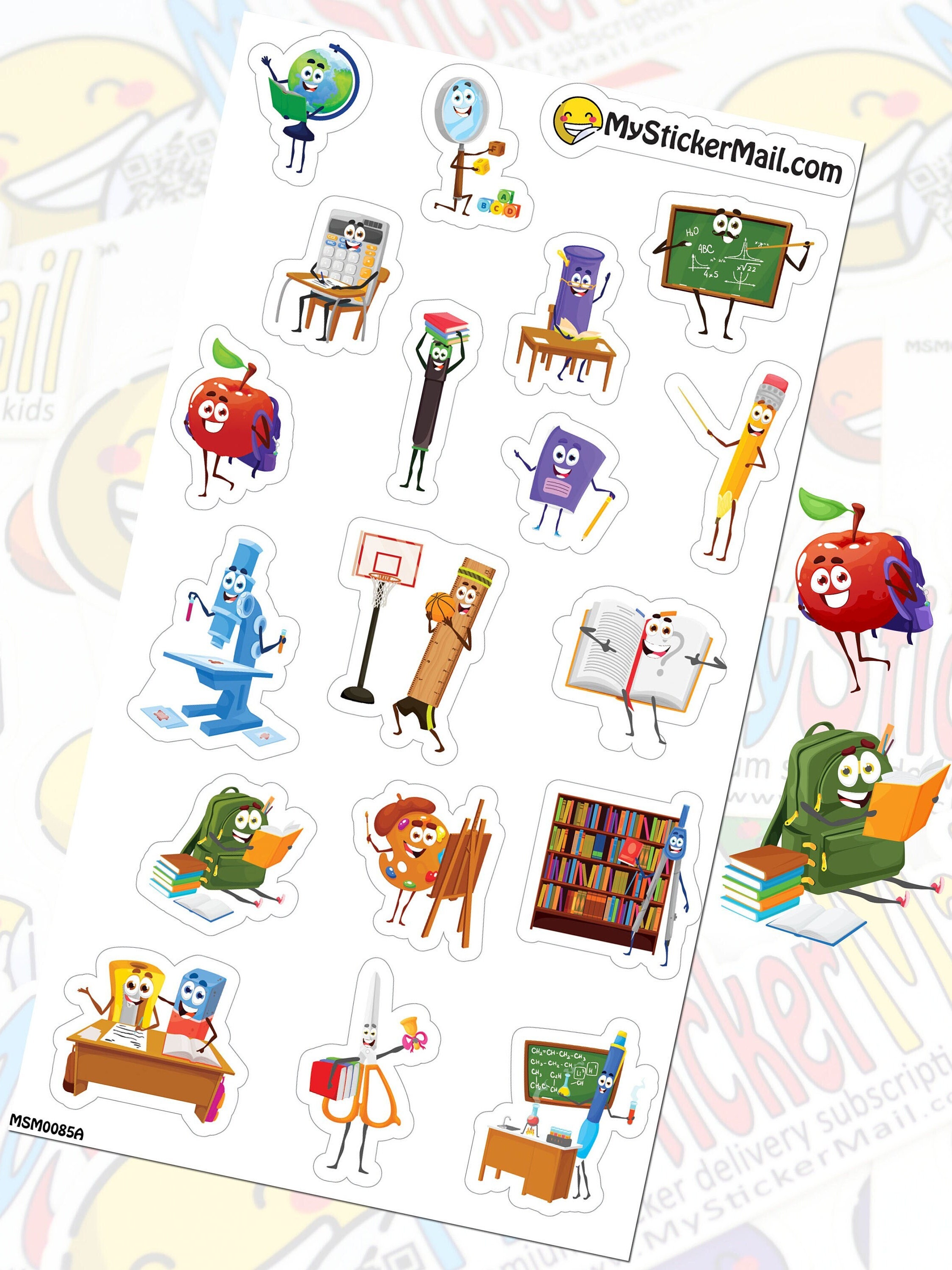 Cute School Stickers Back to School Stickers School - Etsy