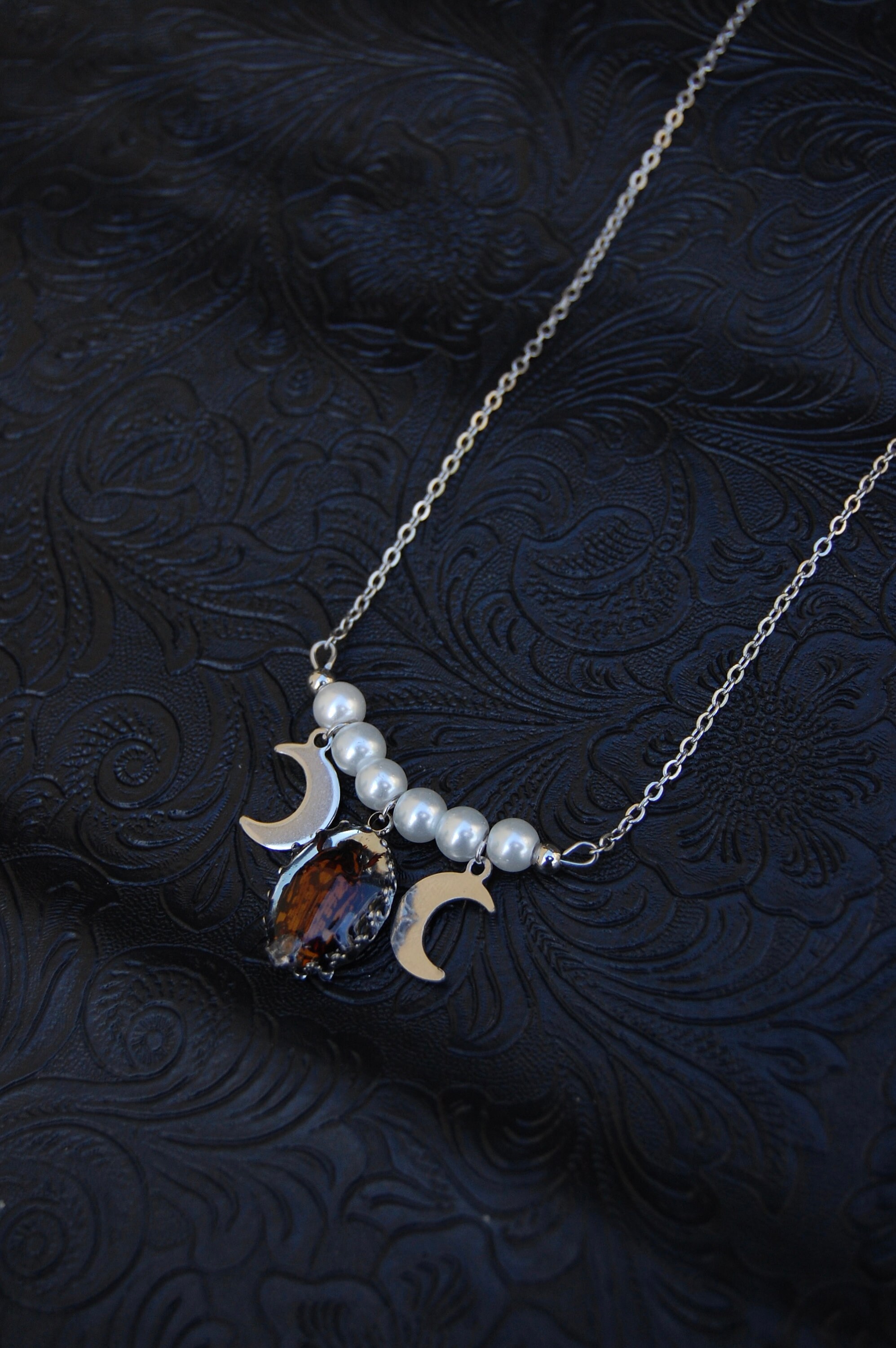 Triple Moon Scarab Necklace, Entomology, Curiosities, Witch, Victorian ...