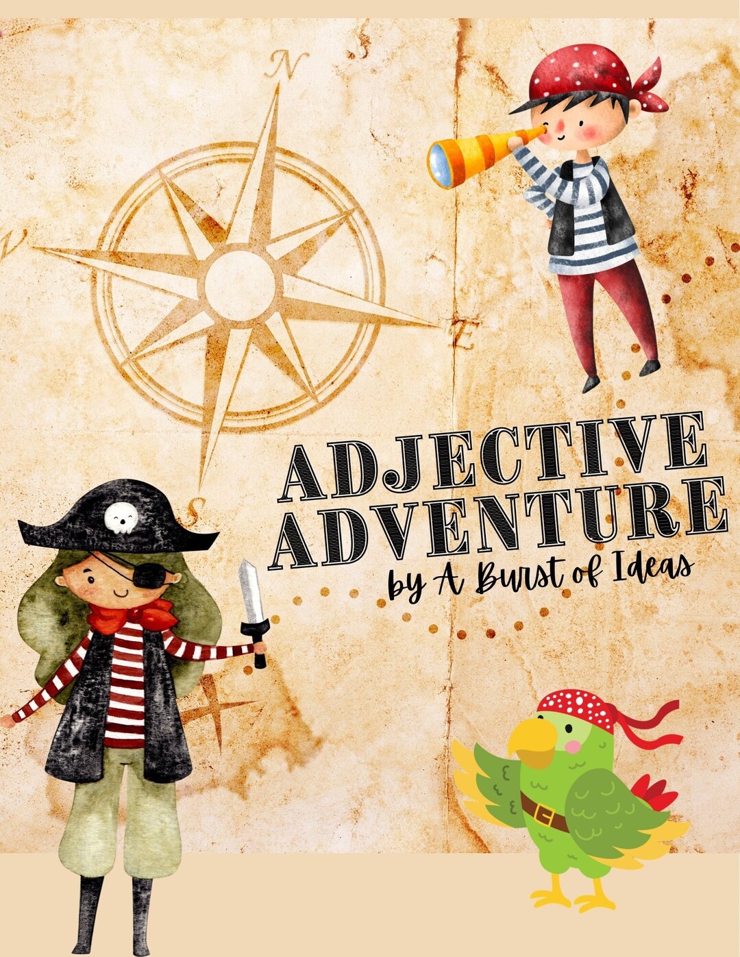 Adjective Adventure Learning Pack - Etsy