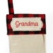 Rustic Quilted Name Tag With Embroidered Name - Etsy
