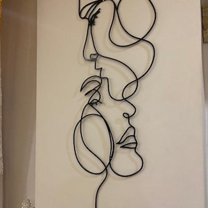 Metal Faces Wall Art,metal Wall Art,metal Wall Decor, Abstract Home ...