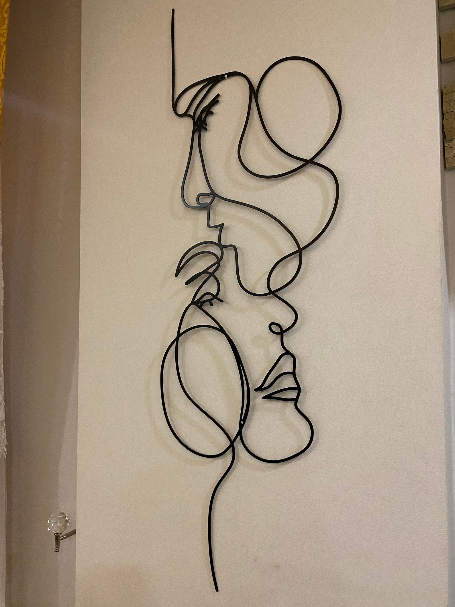 Metal Faces Wall Artmetal Wall Artmetal Wall Decor Abstract - Etsy