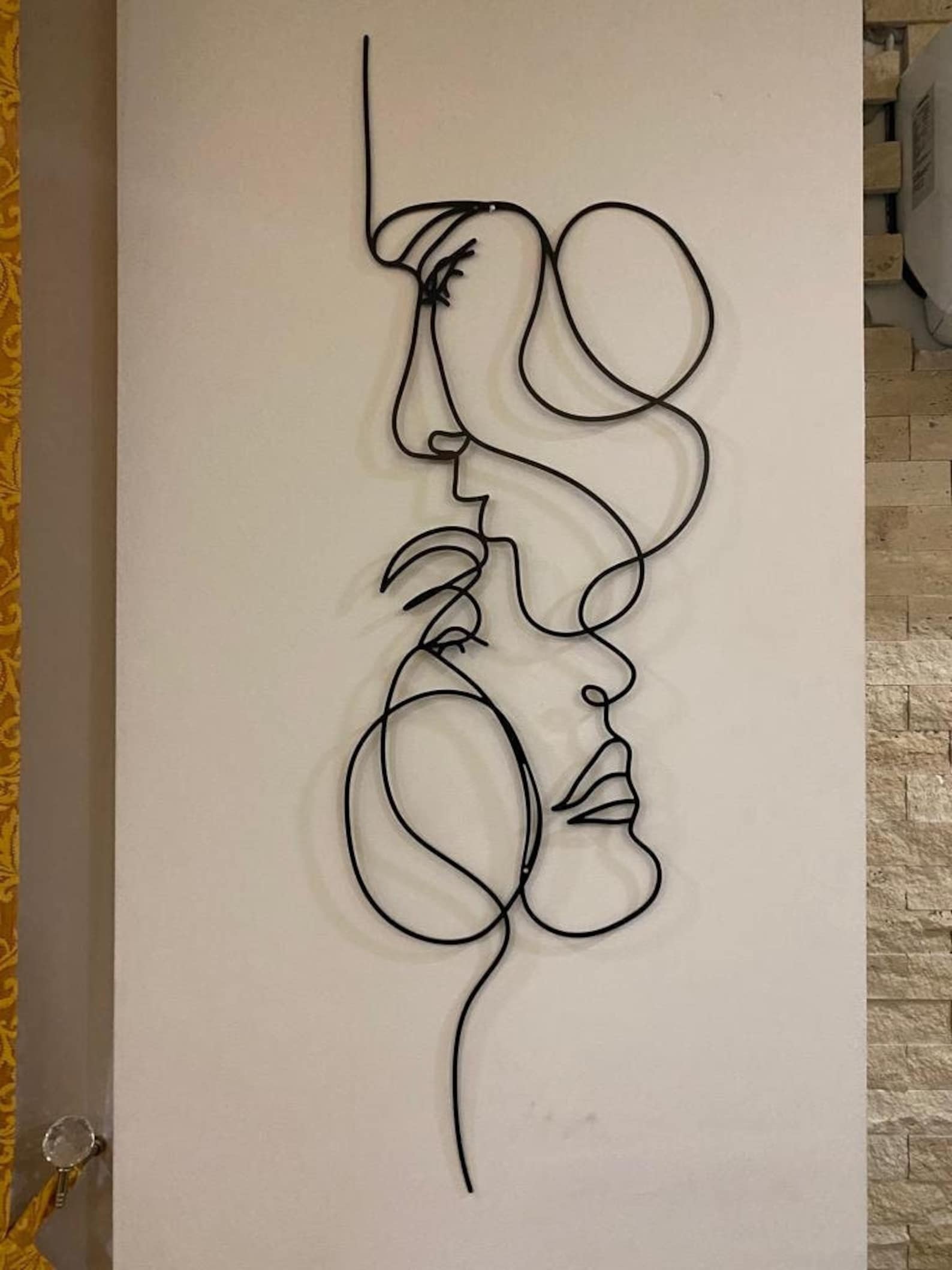 Metal Faces Wall Artmetal Wall Artmetal Wall Decor Abstract - Etsy