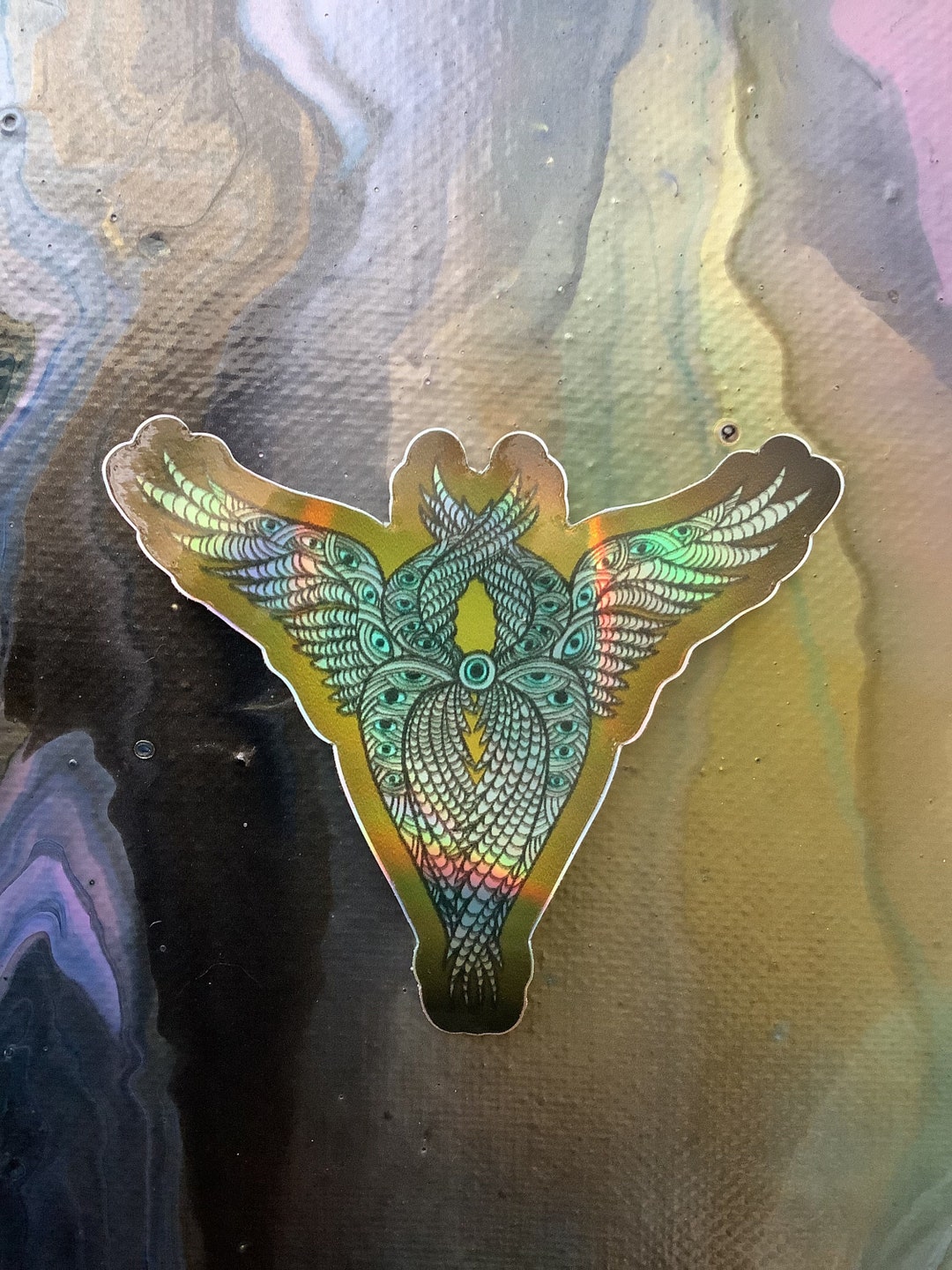 Holographic Seraphim Sticker - Etsy