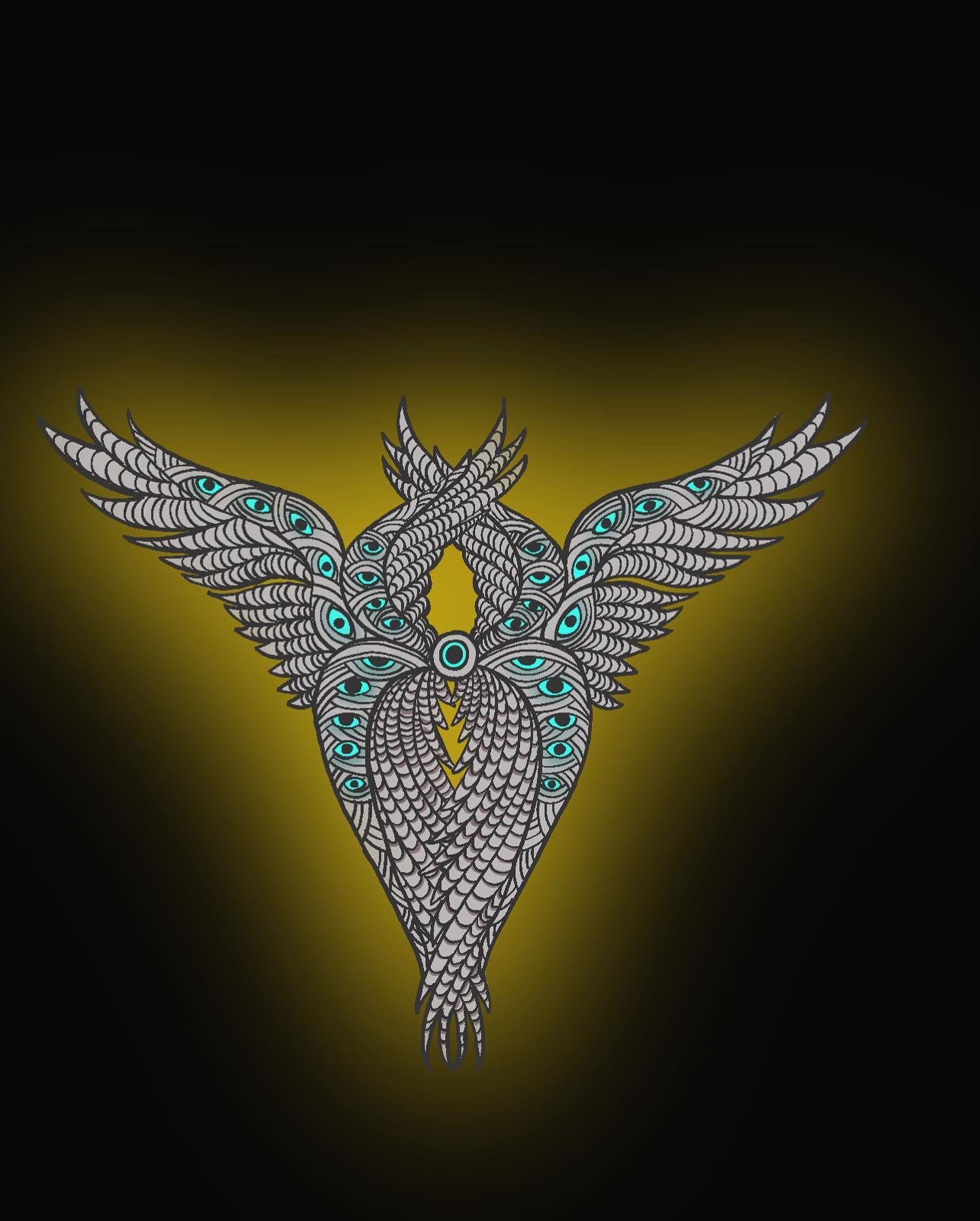 Holographic Seraphim Sticker - Etsy