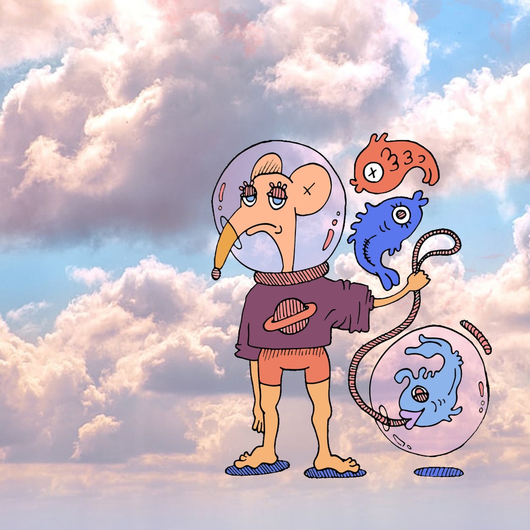 Tired Mouse Digital Download, Illustration, Eclectic, Eccentric ...