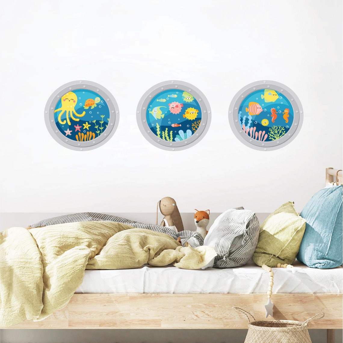 Porthole Wall Decal Ocean View Wall Sticker Marine Wall - Etsy