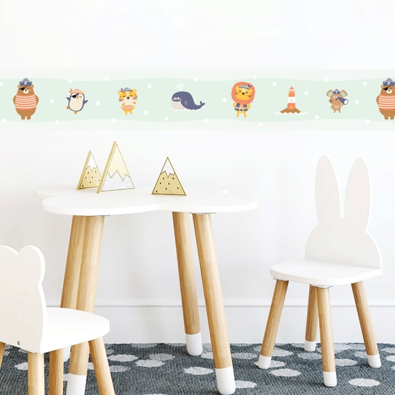 Pirate Wall Border Sticker Pirate Kids Wall Border Decal - Etsy
