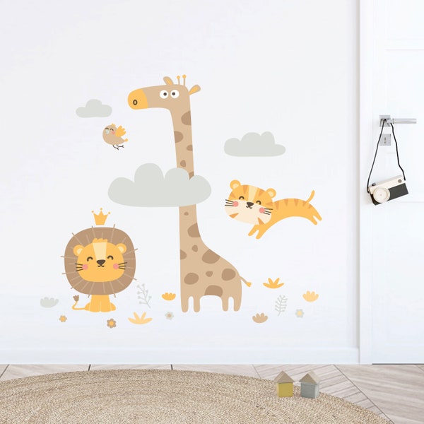 Safari Wall Stickers - Etsy