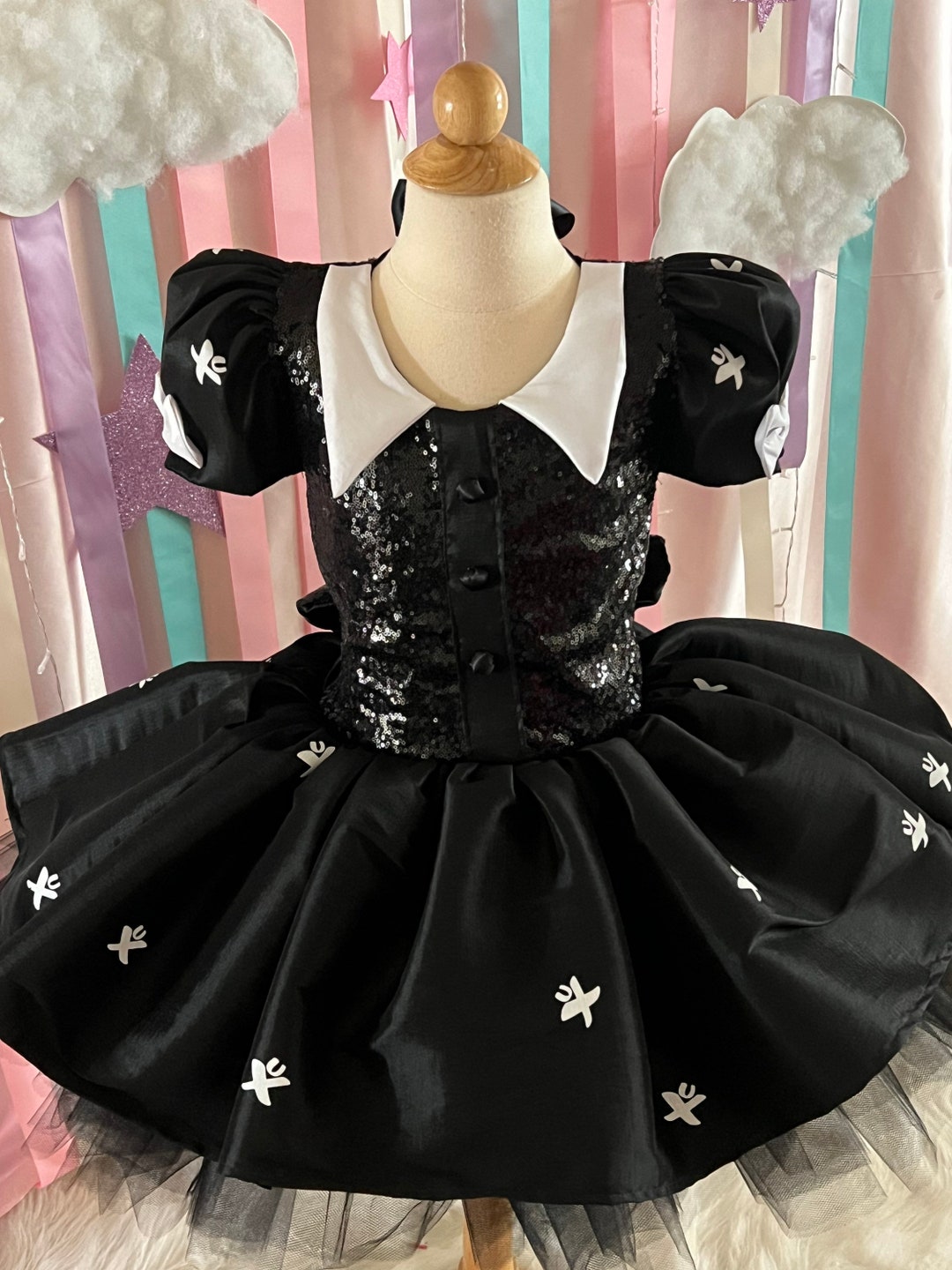 Wednesday Inspired Dress - Etsy