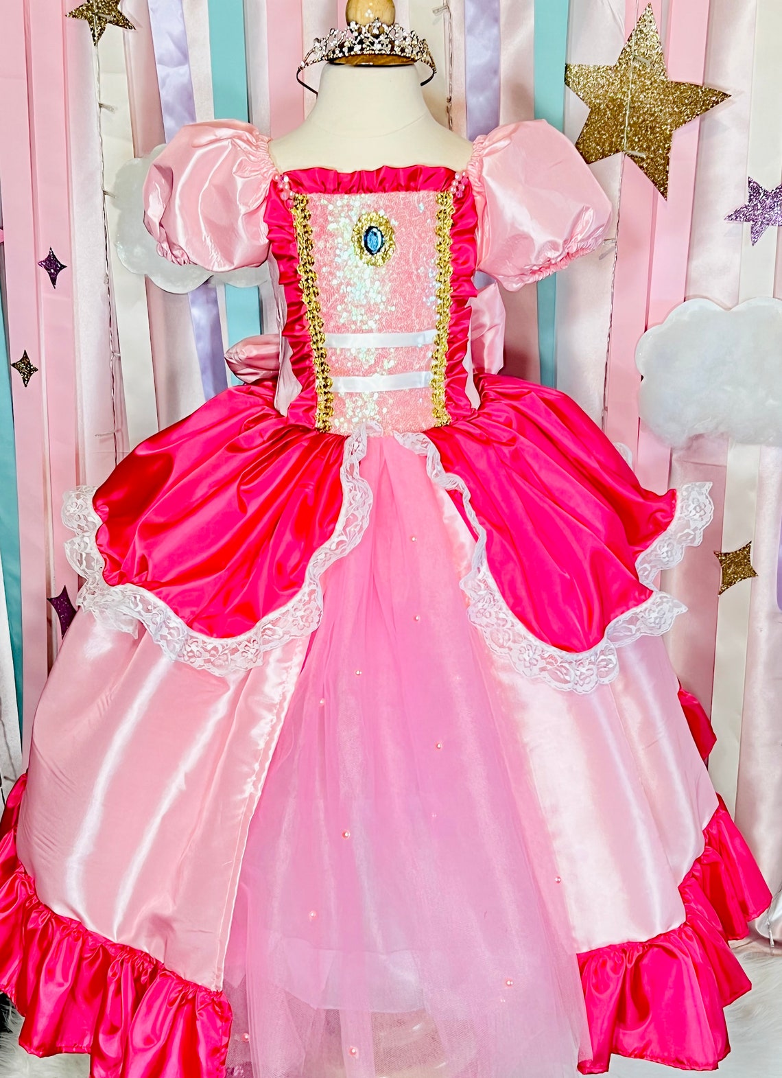 Beautiful Dress Inspired by Princess Peach - Etsy