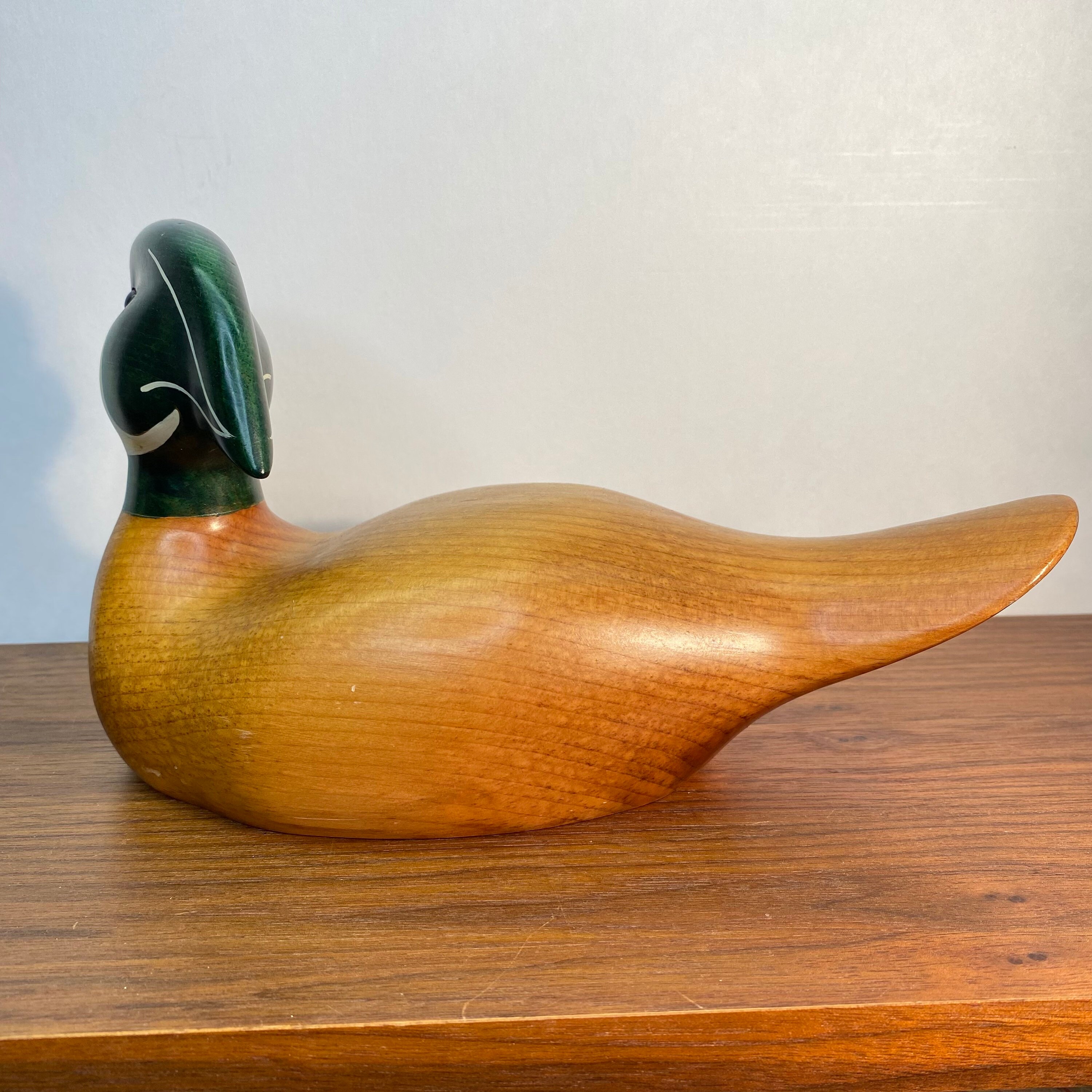 Vintage Country Traditions Wooden Duck Decoy by Ron Sadler - Etsy