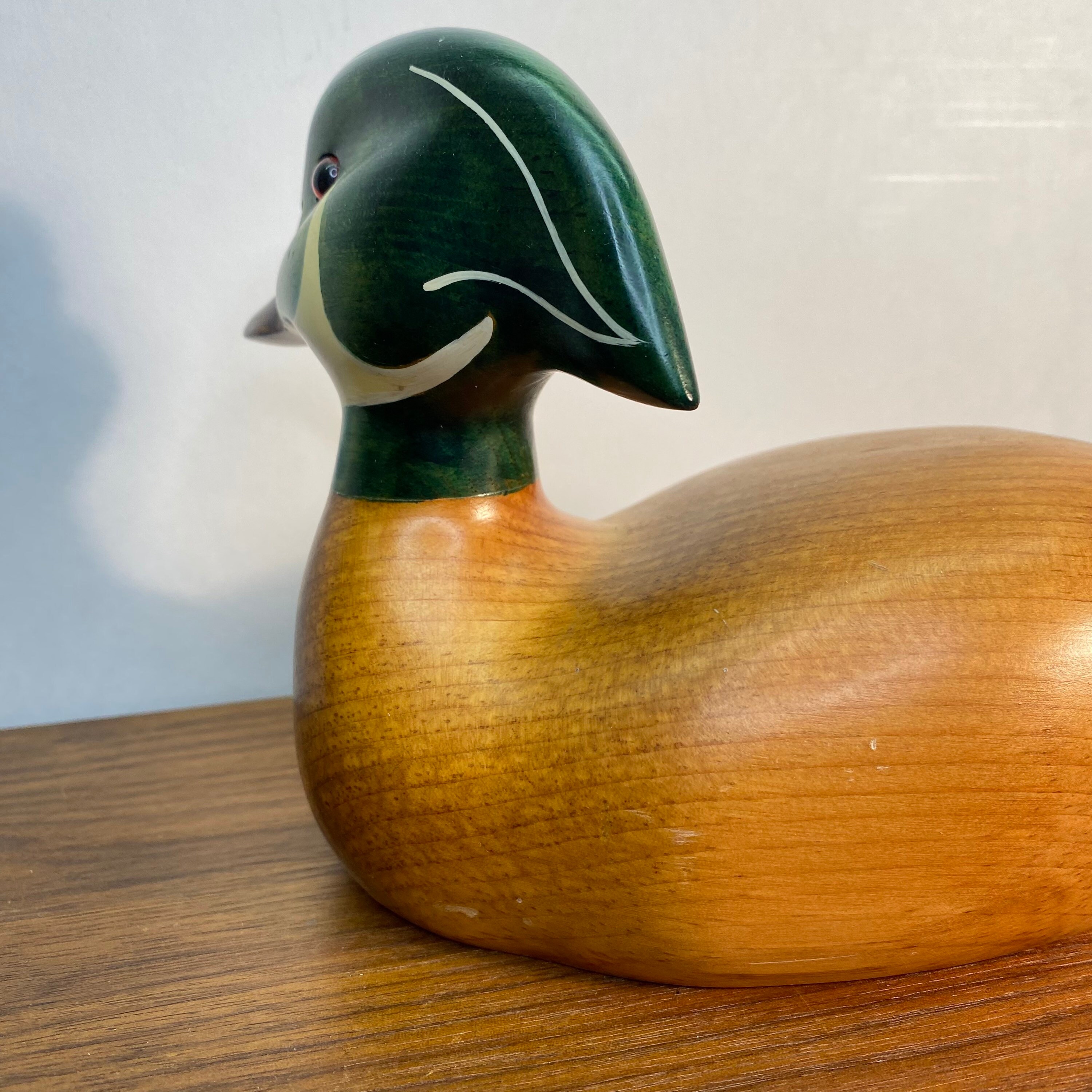 Vintage Country Traditions Wooden Duck Decoy by Ron Sadler - Etsy