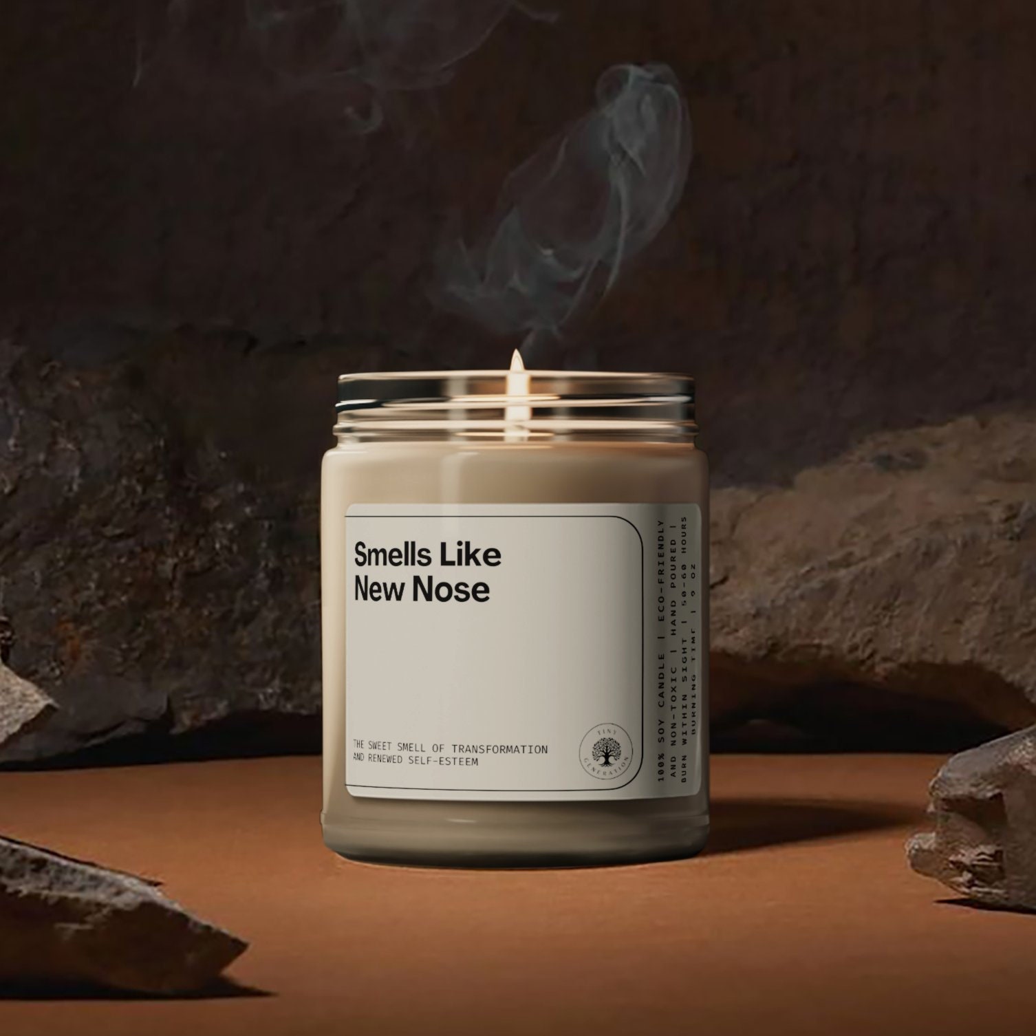 Smells Like New Nose Soy Wax Candle, Nose Job Gift Candle, Nose Job ...