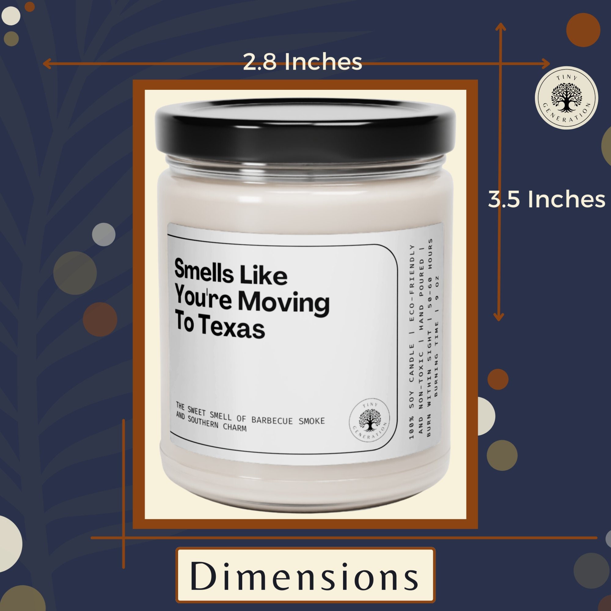 Smells Like You're Moving to Texas Soy Wax Candle Moving - Etsy