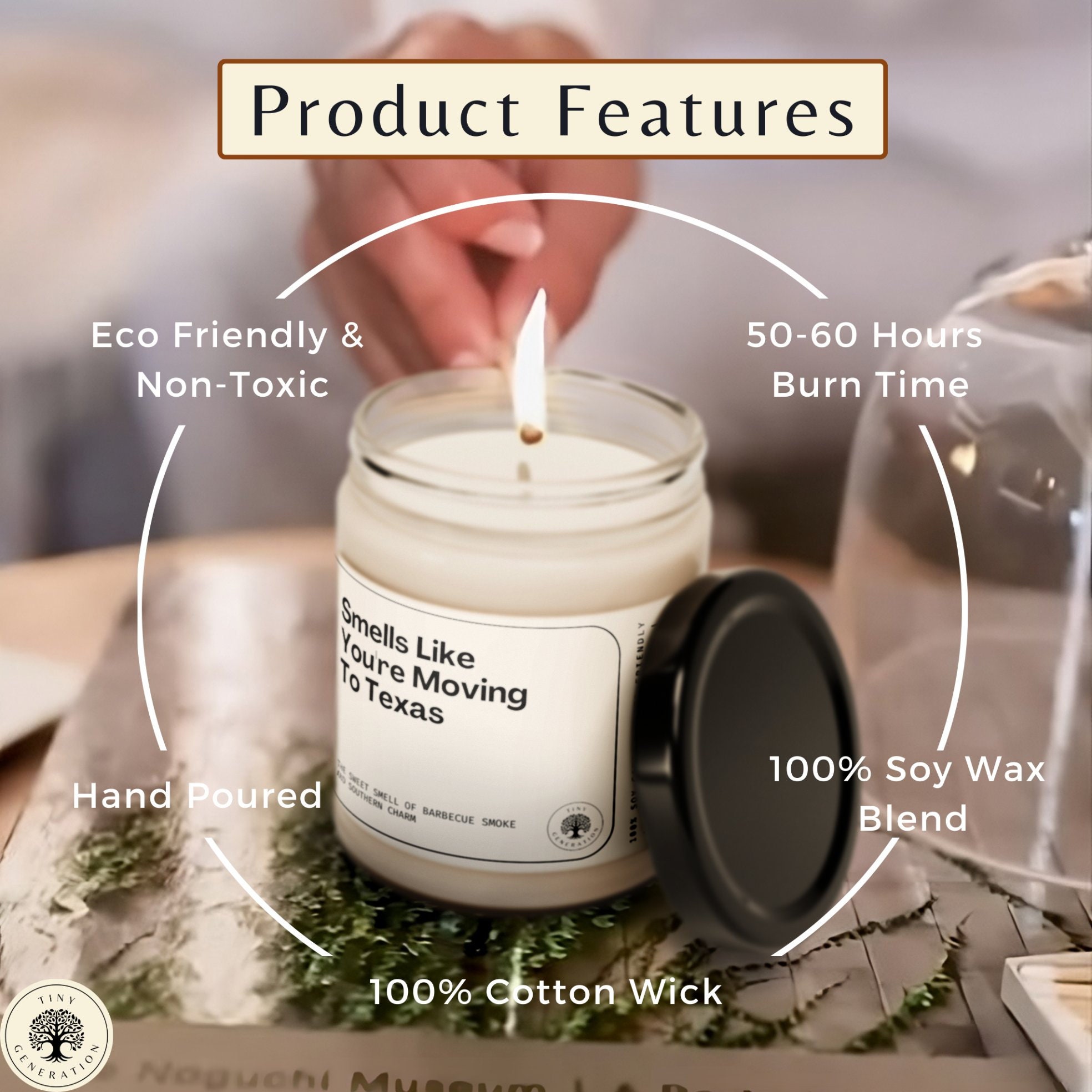Smells Like You're Moving to Texas Soy Wax Candle, Moving to Texas ...
