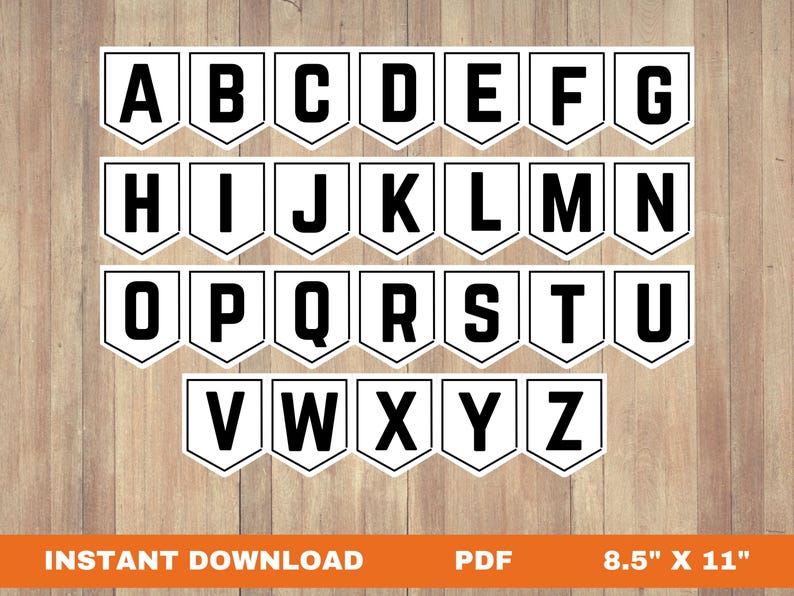 Cute Printable Banner, Birthday Party, Shower Decoration, Bulletin ...
