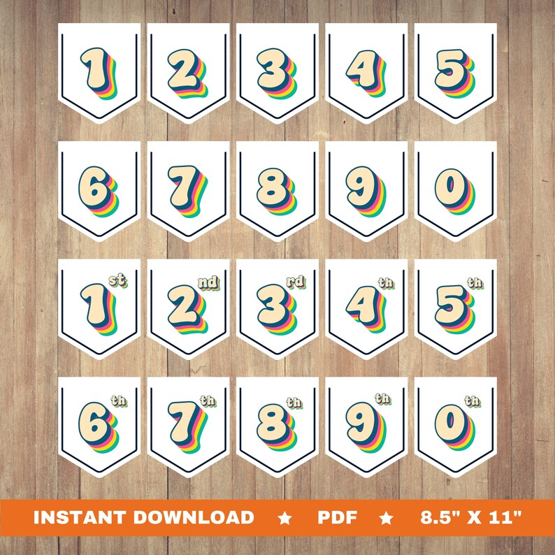 Cute Printable Banner, Birthday Party, Shower Decoration, Bulletin ...