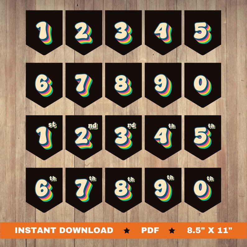 Cute Printable Banner, Birthday Party, Shower Decoration, Bulletin ...