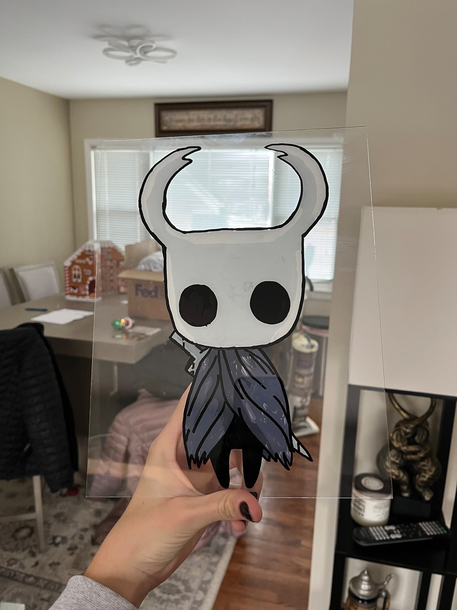 Hollow Knight Glass Painting - Etsy