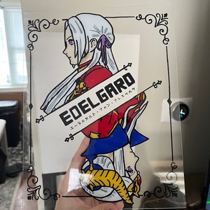 Edelgard Time Skip Anime Glass Painting - Etsy