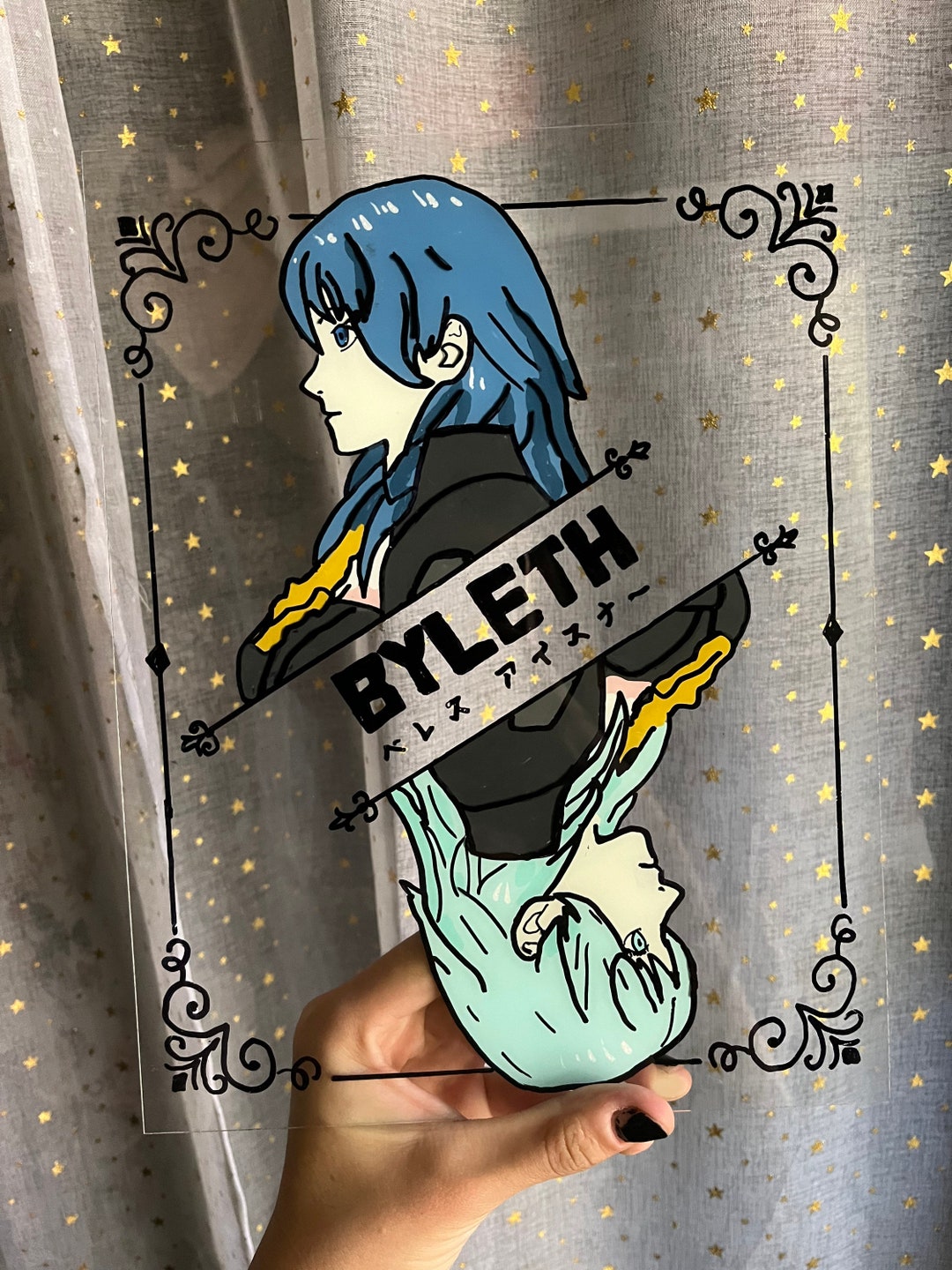 Byleth Time Skip Anime Glass Painting - Etsy