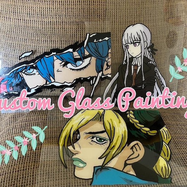 Anime Glass Paintings - Etsy