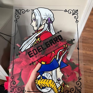 Edelgard Time Skip Anime Glass Painting - Etsy