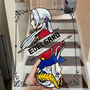 Edelgard Time Skip Anime Glass Painting - Etsy