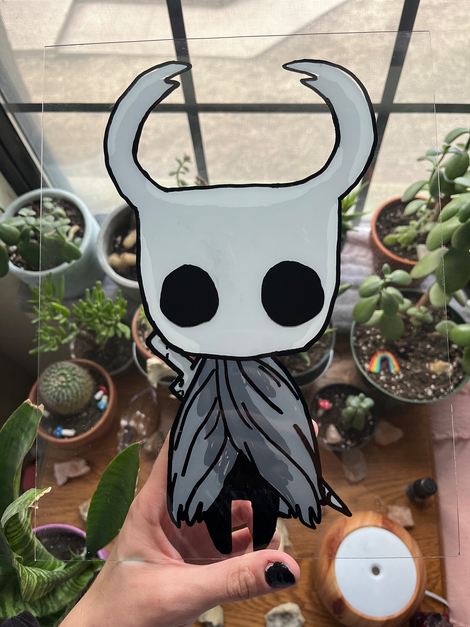 Hollow Knight Glass Painting - Etsy