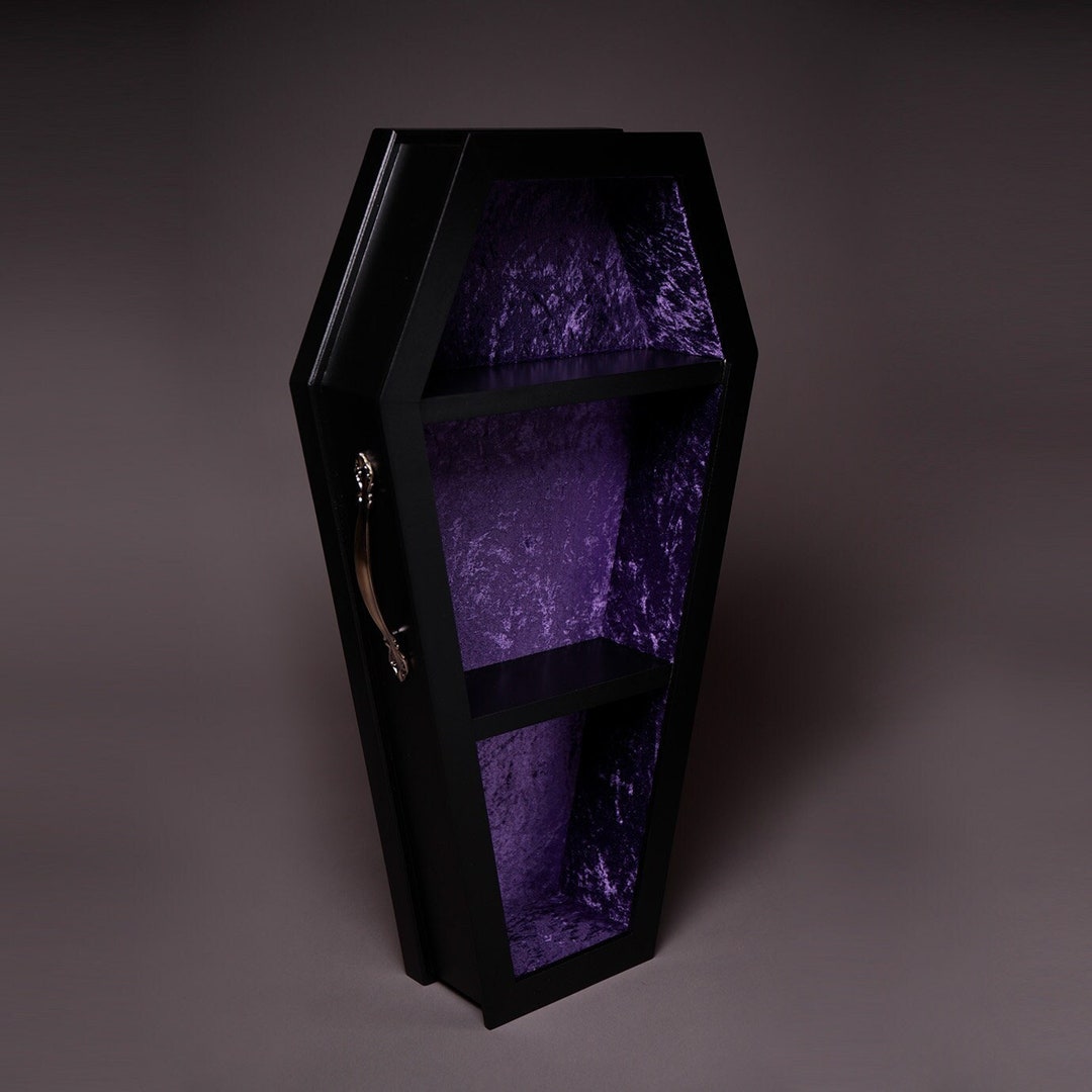 Gothic Coffin Wall Shelves - Etsy UK